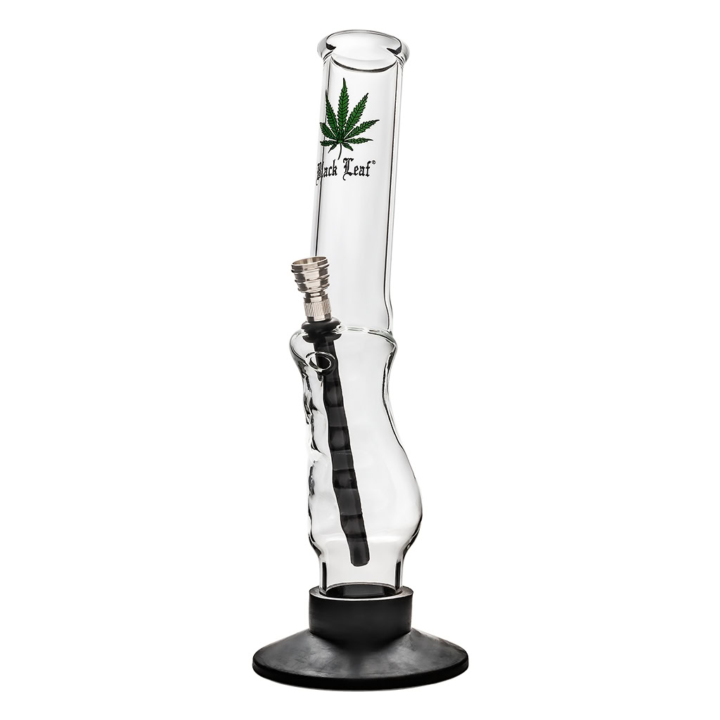 Glass Bong Joystick GR53M (Black Leaf)